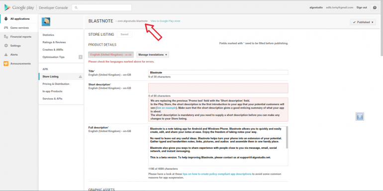 Cara Mendapatkan App-ID - Dicoding Blog