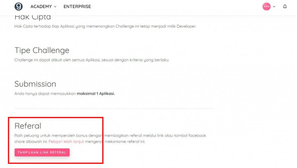 Mendapatkan Point Dengan Menggunakan Referal Link - Dicoding Blog