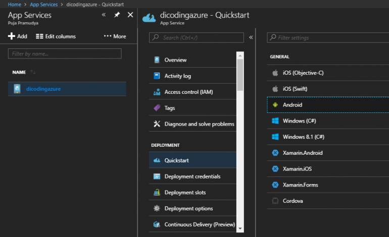 Accessing Azure Mobile App via Android - Dicoding Blog