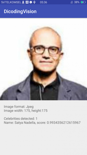 Azure Cognitive Service with Android - Dicoding Blog