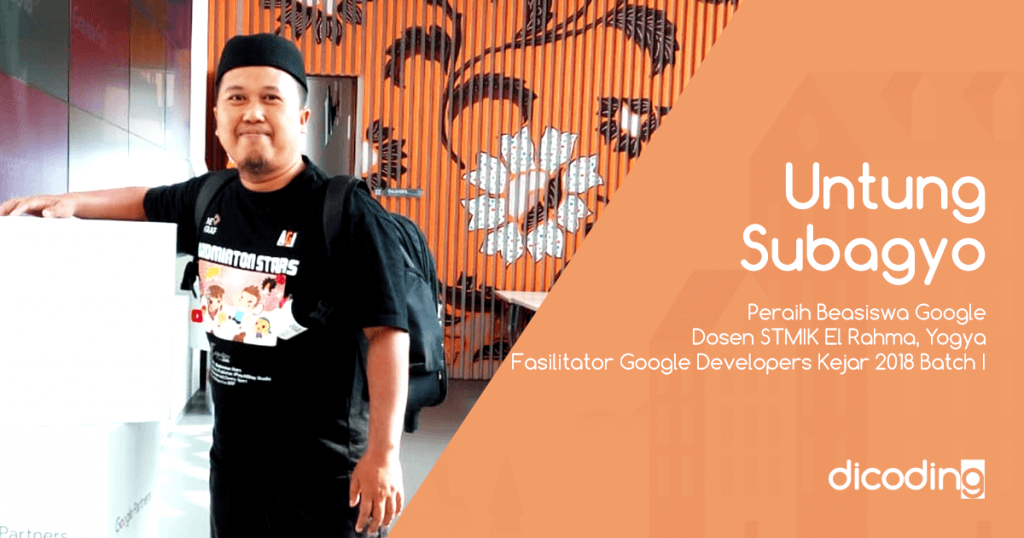 Dari Kebumen ke San Francisco: Motivasi Seorang Dosen Fasilitator Google Developer Kejar 2018