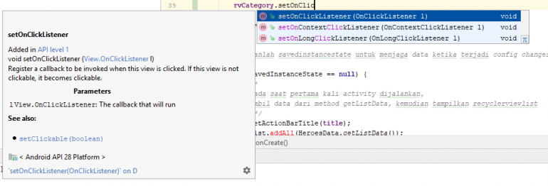 Tips RecyclerView - Frequently Asked Question - Dicoding Blog