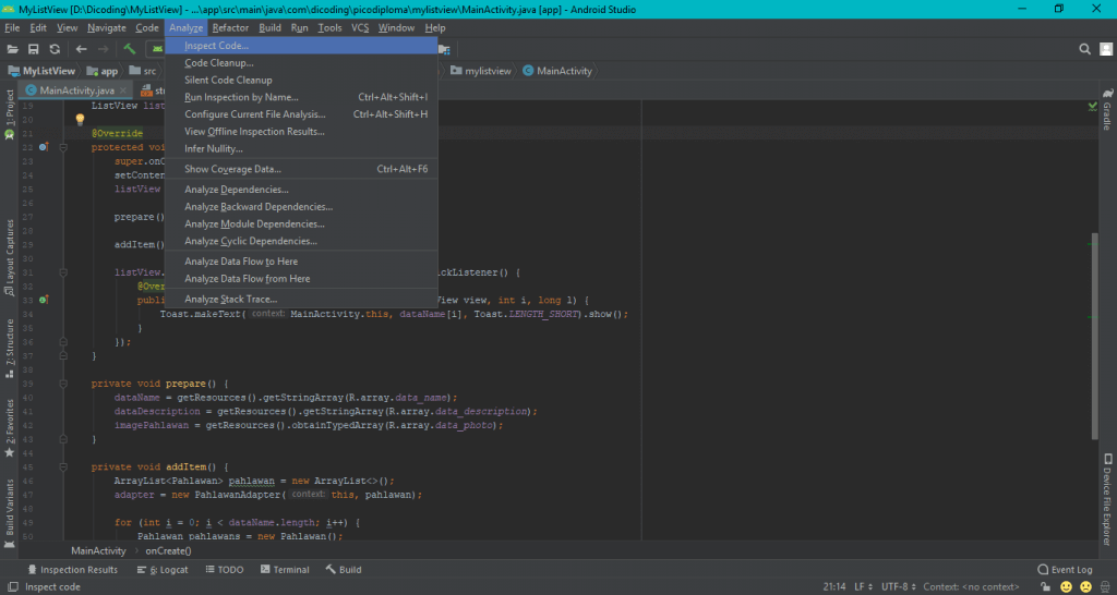 Guideline Ngoding di Android Studio dengan Code Convention - Dicoding