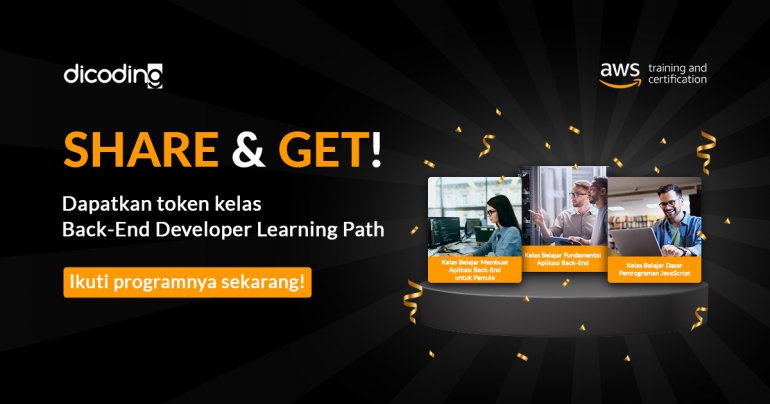Dapatkan Akses GRATIS ke Kelas Back-End Developer Learning Path ...