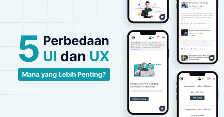 5 Perbedaan Utama UI dan UX, Mana yang Lebih Penting? - Dicoding Blog