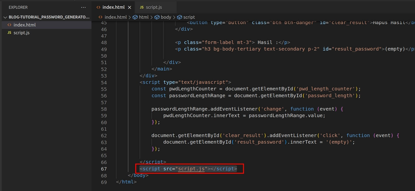 Password Generator Sederhana dengan JavaScript - Dicoding Blog