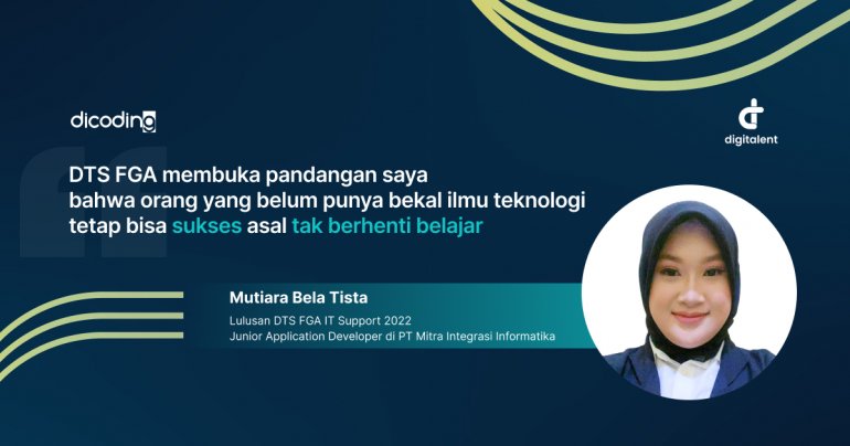 Ikut Pelatihan DTS FGA 2022 sebagai Eksplorasi Ilmu dari Bangku Kuliah