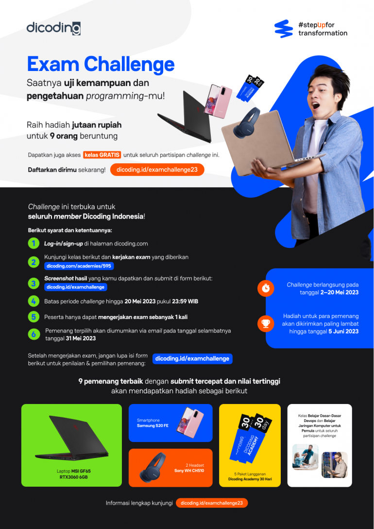 Exam Challenge Hari Pendidikan Nasional 2023! - Dicoding Blog