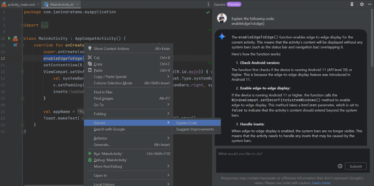 Hai, Gemini AI! Selamat Datang Ngoding Sat-Set di Android Studio!