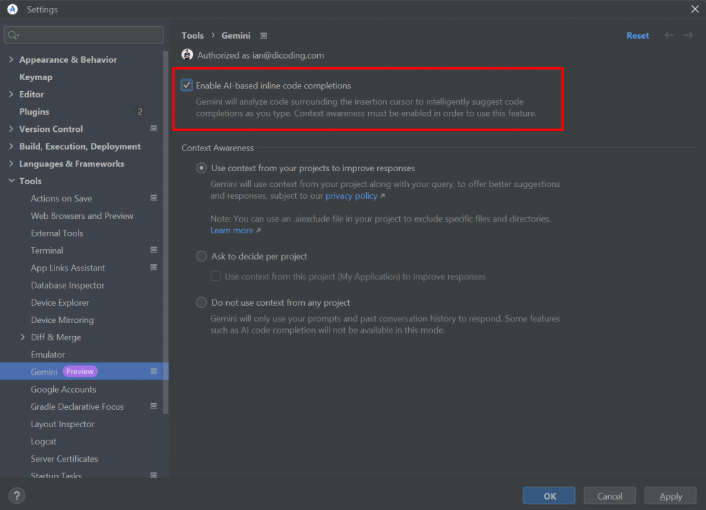 Hai, Gemini AI! Selamat Datang Ngoding Sat-Set di Android Studio!