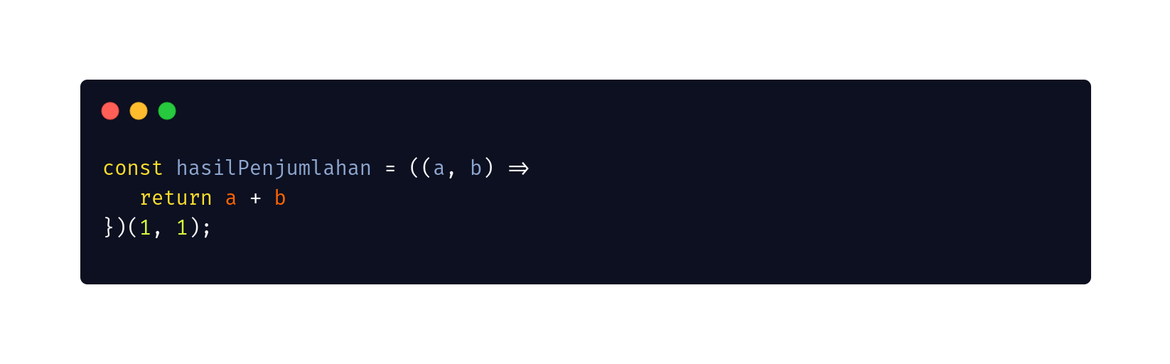 Belajar JavaScript: Immediately Invoked Function Expression