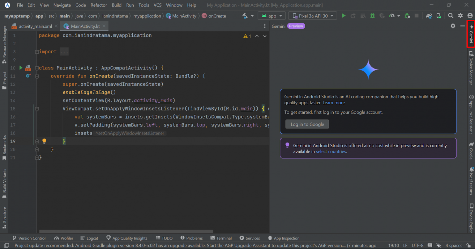 Hai, Gemini AI! Selamat Datang Ngoding Sat-Set di Android Studio!
