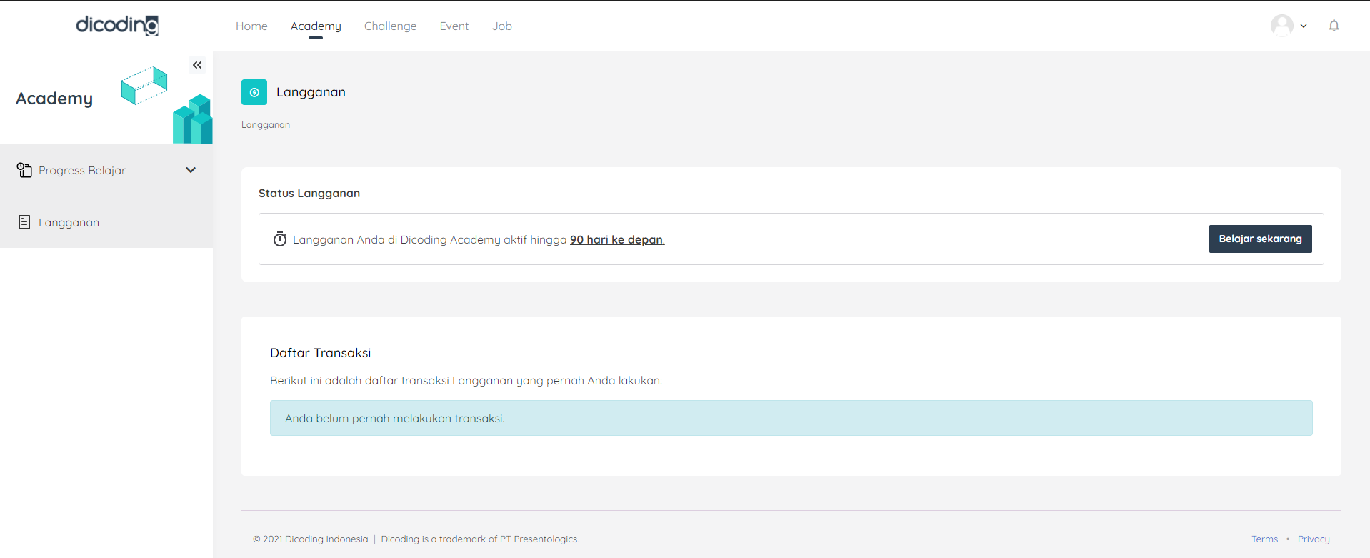 Bagaimana Cara Memasukkan Token Langganan Dicoding? – Dicoding's Help ...