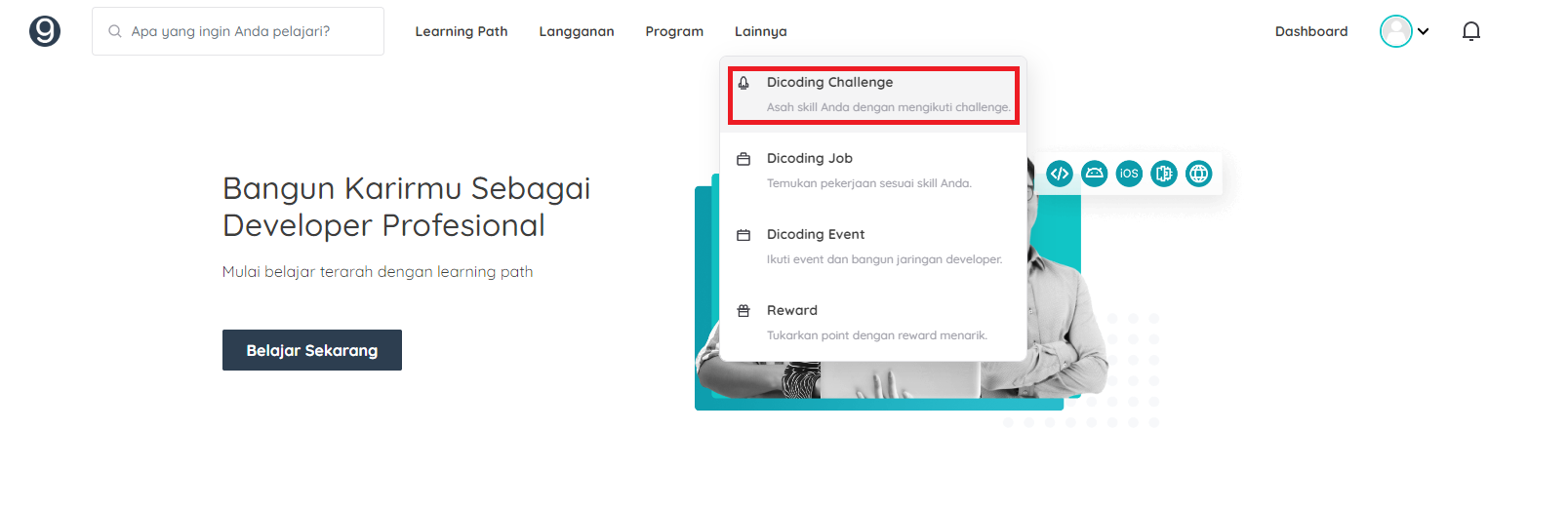 Cara mengikuti Challenge Dicoding – Dicoding's Help | Dicoding's Help
