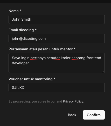 Terkait Dicoding Mentoring – Dicoding's Help | Dicoding's Help